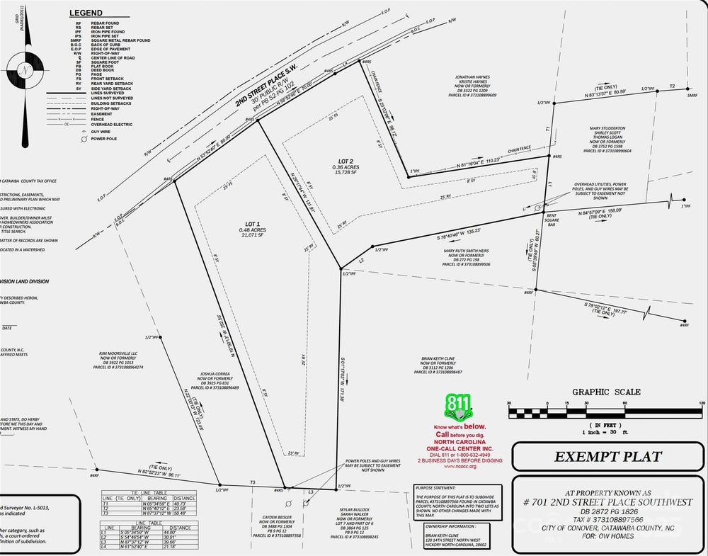 Lot 2, 701 2nd Street Place Sw, Conover, NC 28613 - MLS# 4316679 ...