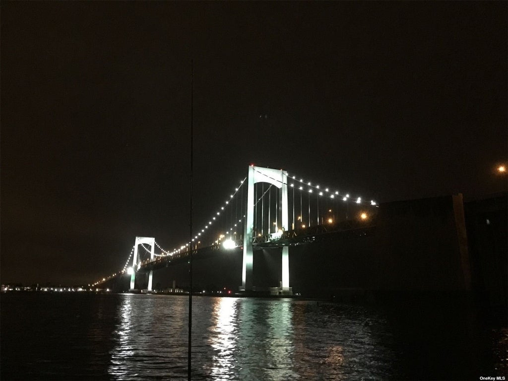 Throgs Neck Bridge At Night