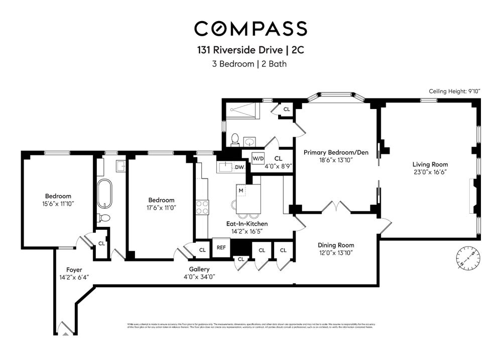 131 Riverside Drive #2C, Manhattan, NY 10024 - MLS# RLS20009213 ...