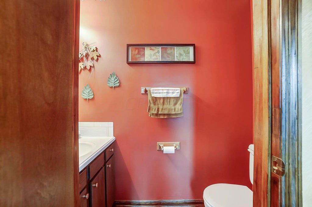 Rust Colored Bathroom