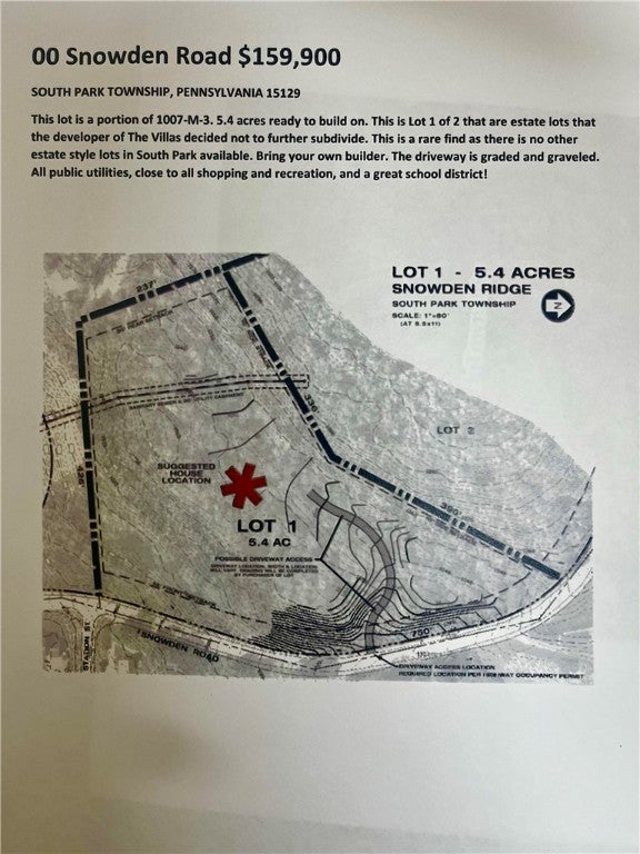 00 Snowden Road, South Park, PA 15129 - MLS# 1630290 - Coldwell Banker